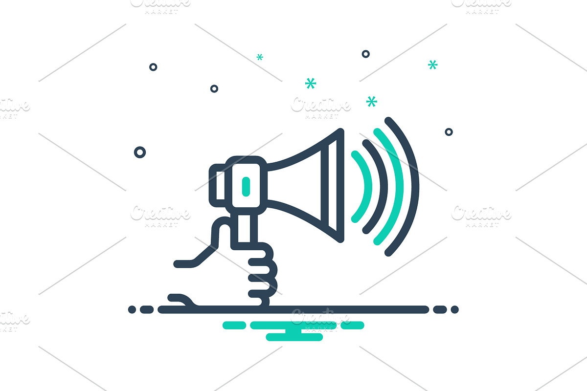 Whereas advertiser mix icon, an Icon by Creative priyanka | Creative Market