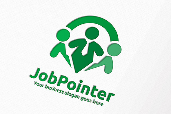 Job Pointer LoGo Template, a Branding & Logo Template by WheelieMonkey