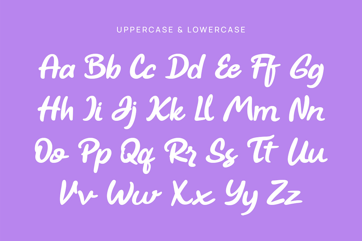 Mandoe - Bold Rounded Script Font, a Script Font by Pekotype