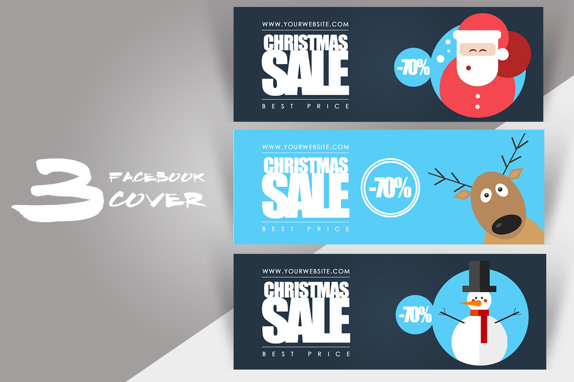 Christmas Social Media Pack | Templates & Themes ~ Creative Market