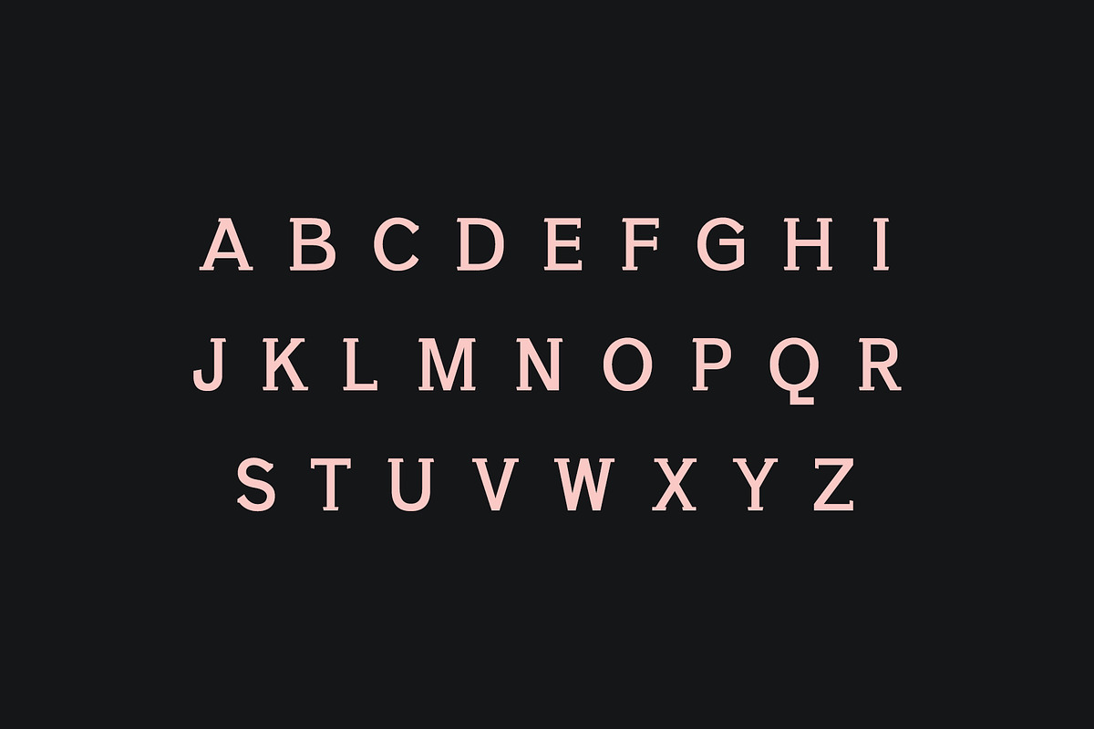 Yahya Slab Serif Font Family, a Slab Serif Font by Creativetacos