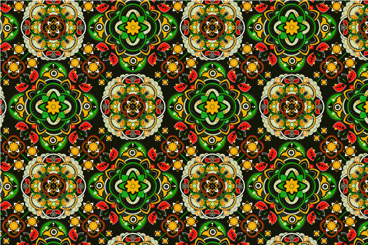 8 Vintage Indian Patterns, a Pattern Graphic by Sunny_Lion