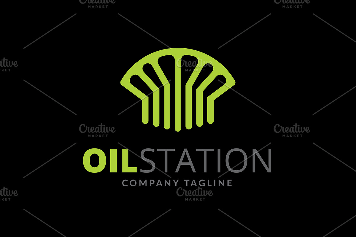 Oil Station Logo, a Branding & Logo Template by Maraz Logo
