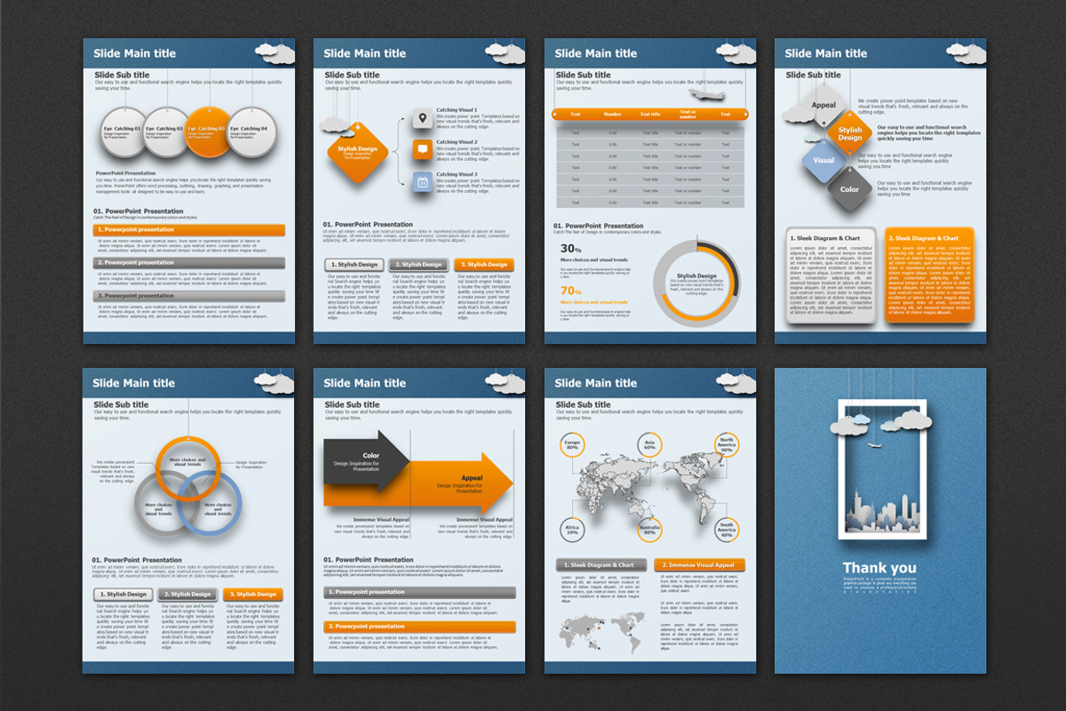 Paper Vertical Presentation Slides, a Presentation Template by Good ...