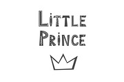 Little prince Lettering poster in | Decorative Illustrations ~ Creative ...