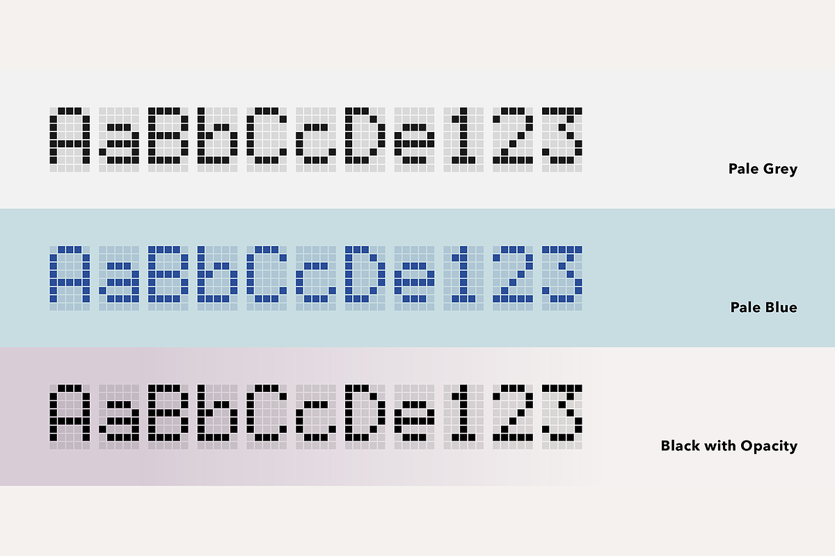 LCD HD44780 - Color Pixel Font, a Font by SelfBuild Type