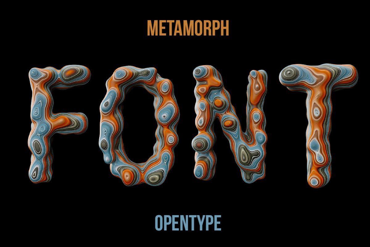 Metamorph Font, a Script Font by Handmadefont