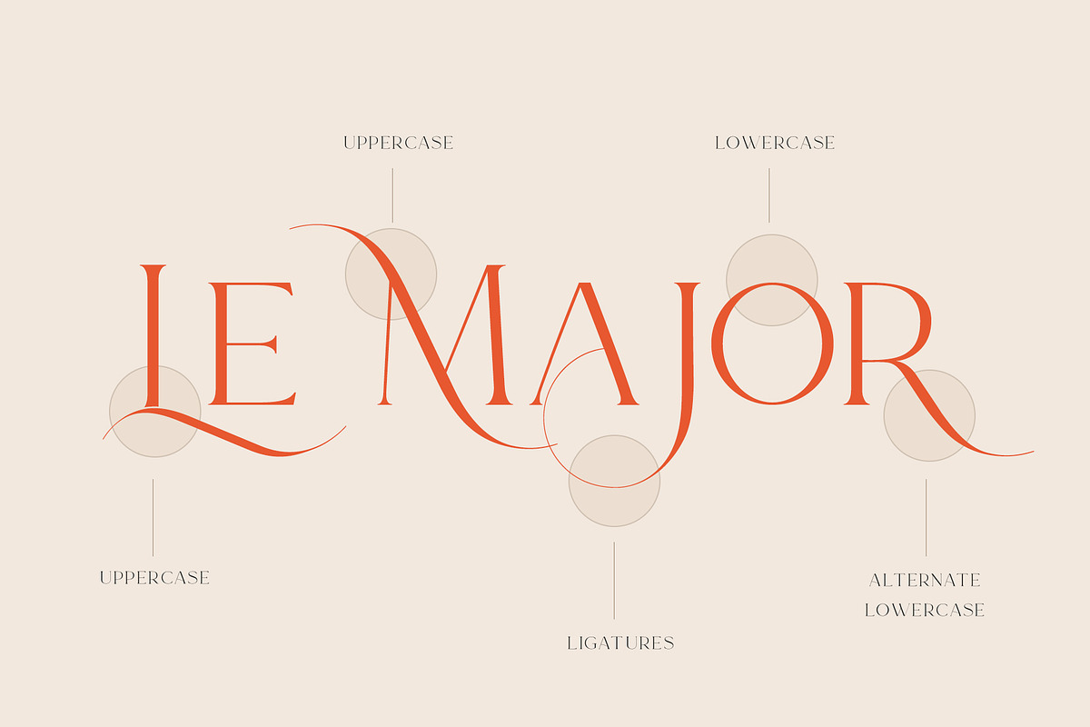 Le Major | Display Serif Font, a Serif Font by Calamar Studio