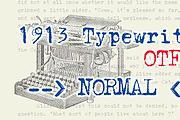 1913 Typewriter NORMAL, a Slab Serif Font by GLC Foundry