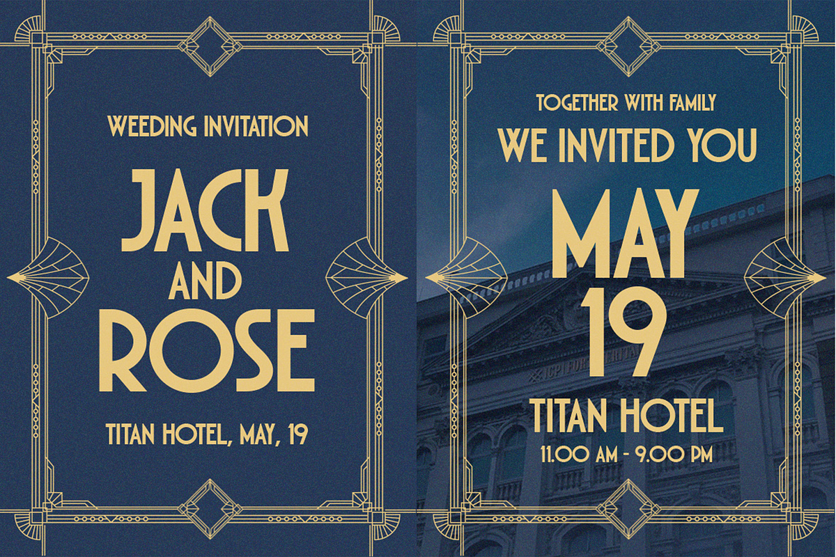 Decort - Art Deco Display Font, a Sans Serif Font by Pekotype