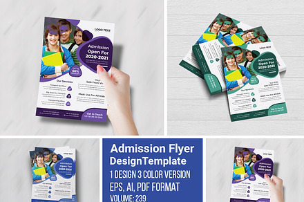 Admission Open Flyer Template, a Flyer Template by MRI STUDIO