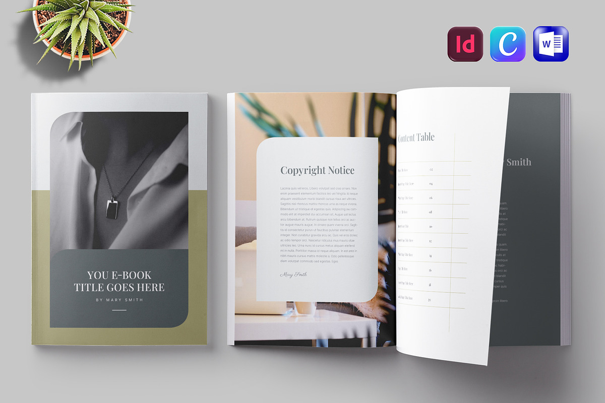 Ebook Layout | Canva & Word, a Magazine Template by Pixelpick