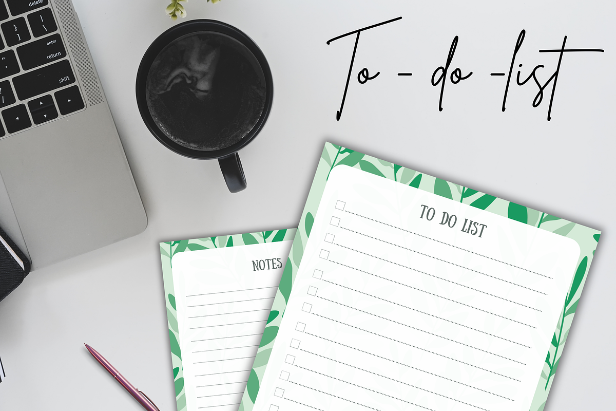 TO DO LIST PRINTABLE CANVA TEMPLATE, a Templates & Theme by Daffodil ...