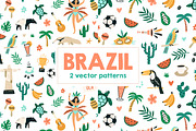 Brazil seamless patterns, a Pattern Graphic by Good Studio