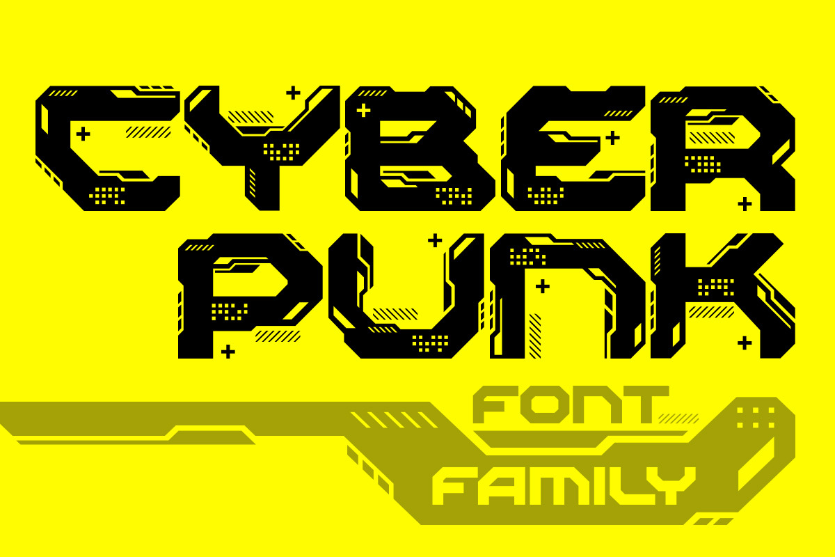 Cyberpunk Style Font