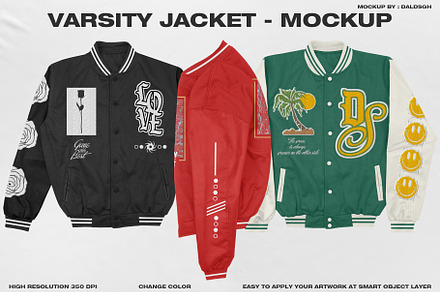 5 Coach Jacket - Mockup, a Hoody Mockup by DaldSgh