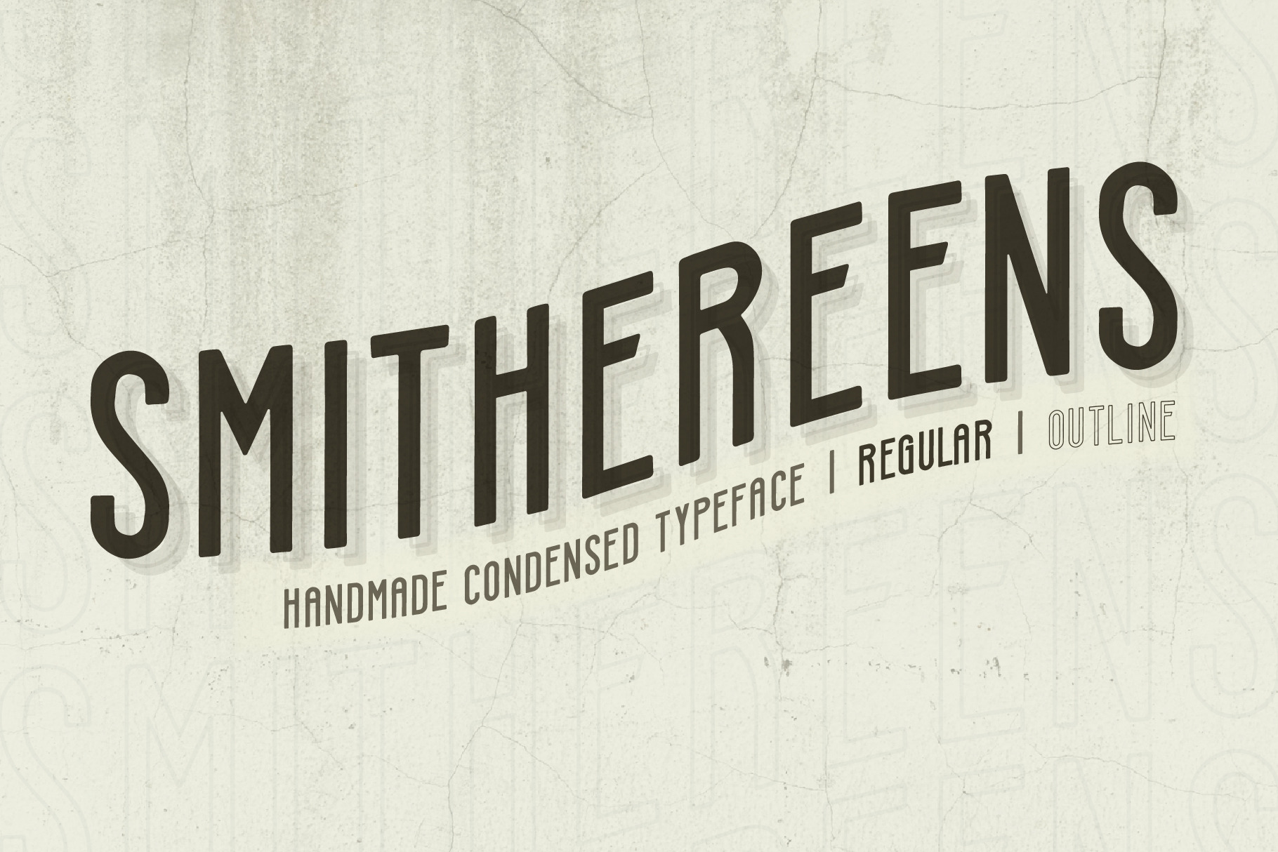 Smithereens, a Sans Serif Font by JoshuaRed Design