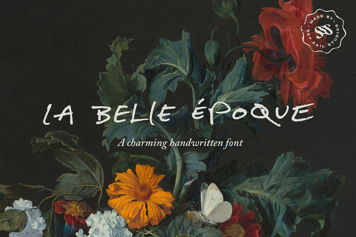 La Belle Epoque Handwritten Font, a Handwritten Font by Sam Parrett