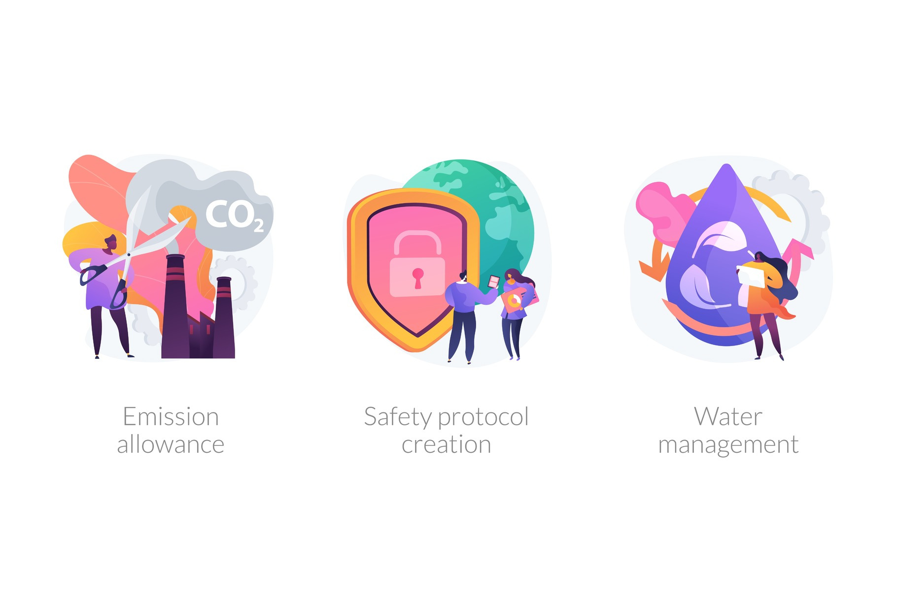 Controlling pollution vector concept, an Illustration by Visual Generation