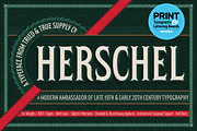 Herschel, a Serif Font by Brian Brubaker