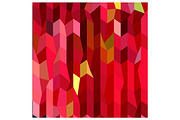 Cardinal Red Abstract Low Polygon Ba, an Illustration by patrimonio