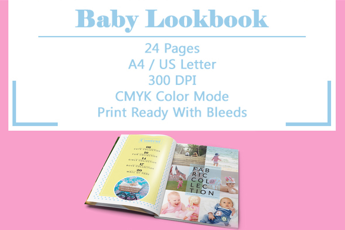 Baby Lookbook, a Magazine Template by Magoo Studio | Creative Market