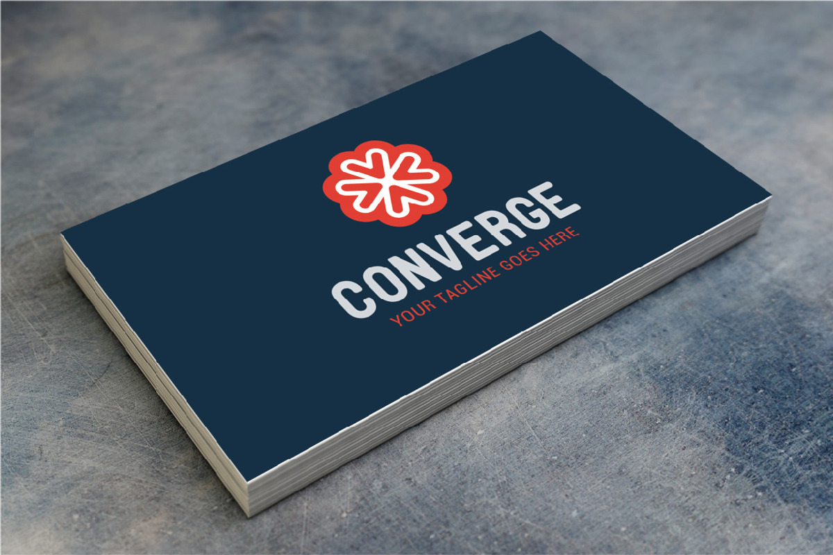 Converge logo vector, a Branding & Logo Template by Proxima Brand Design