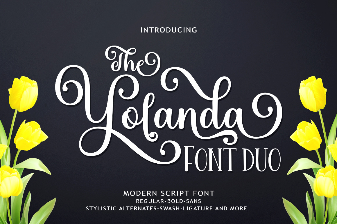 The Yolanda Font Duo, a Script Font by Madjack.font