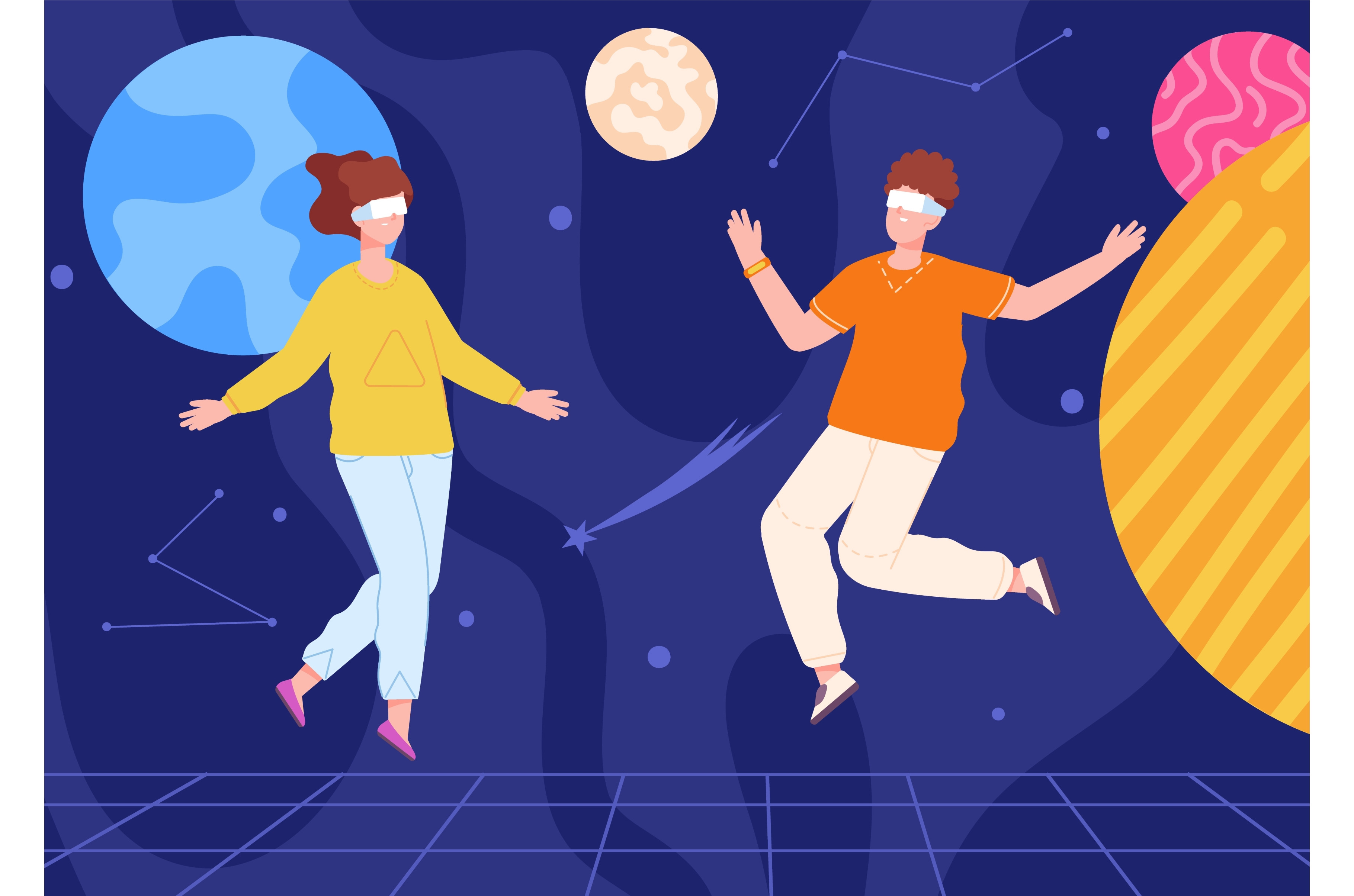 Digital metaverse. Meta universe, a Background Graphic by Stock-Smart-Start