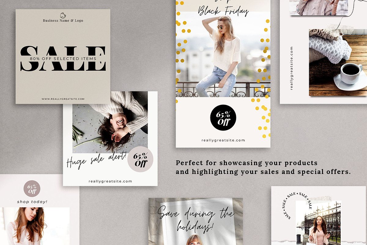 Instagram Canva Template for Promos, a Social Media Template by Studio ...