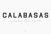 Calabasas | Display Font Family, a Sans Serif Font by Pixel Supply Co ...