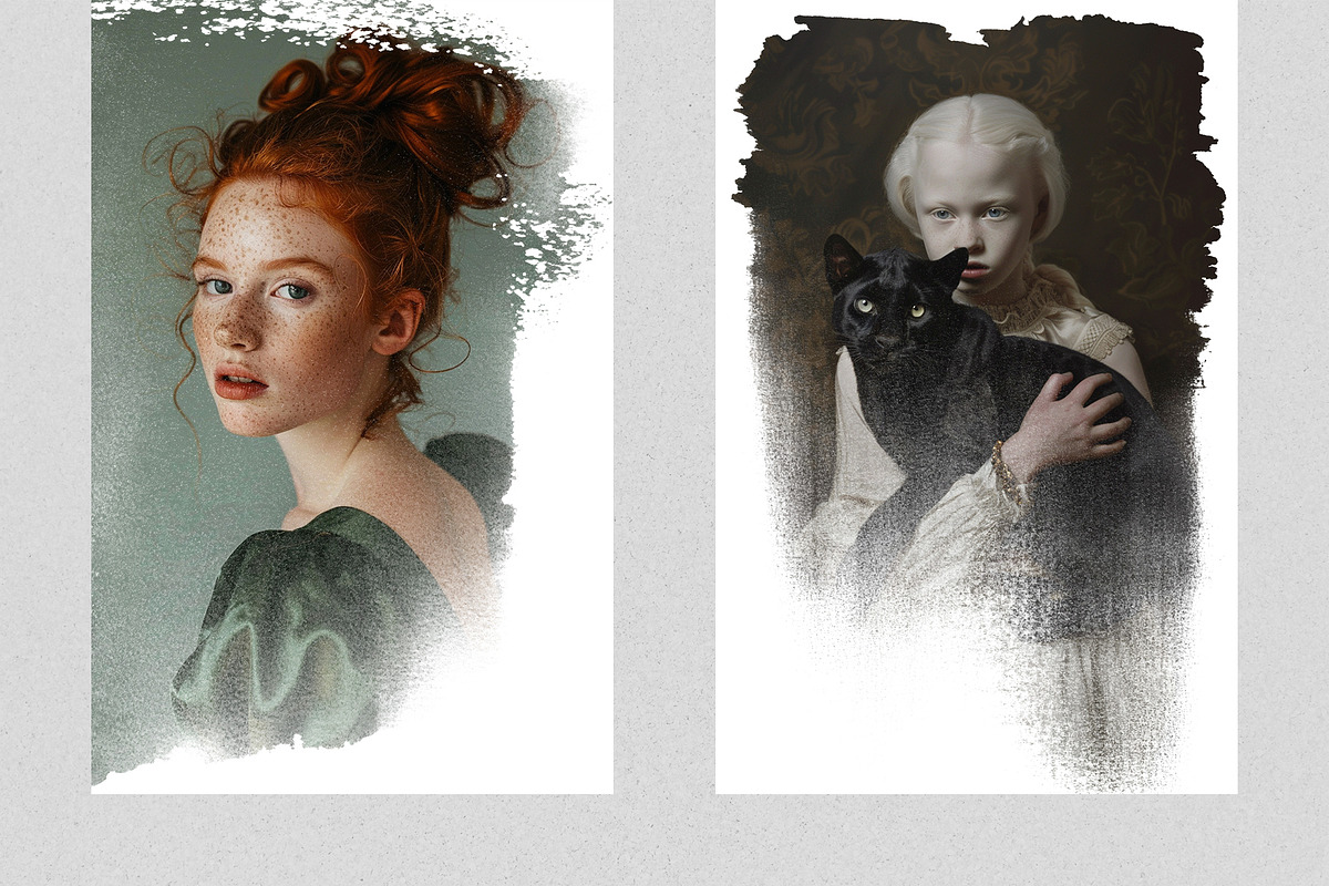 Ink Blot Mask Effect Overlays, a Brushes & More by PhotoSpirit