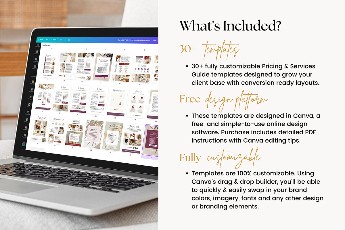 Pricing & Services Guide for Canva