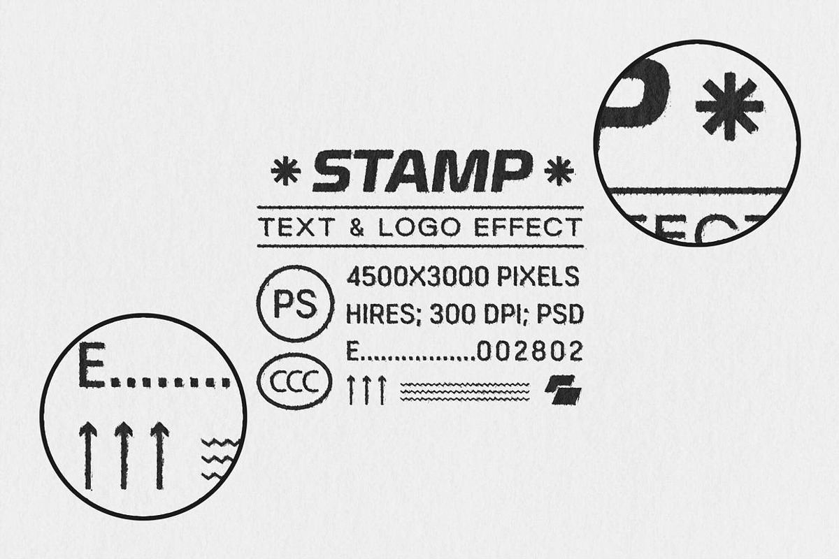 12-in-1 Stamp Effects Bundle, a Graphic by pixelbuddha.net