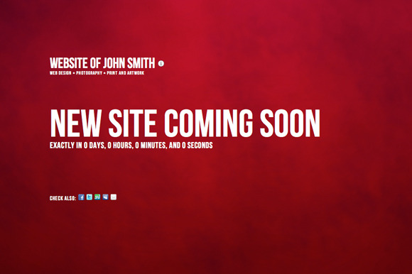 Coming Soon - Site Theme, a Templates & Theme by Foos