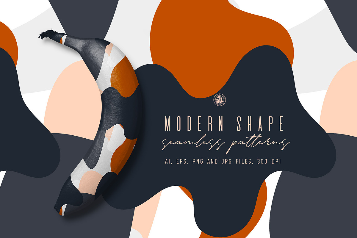 Modern Shape Patterns, a Pattern Graphic by Bloomart Studio