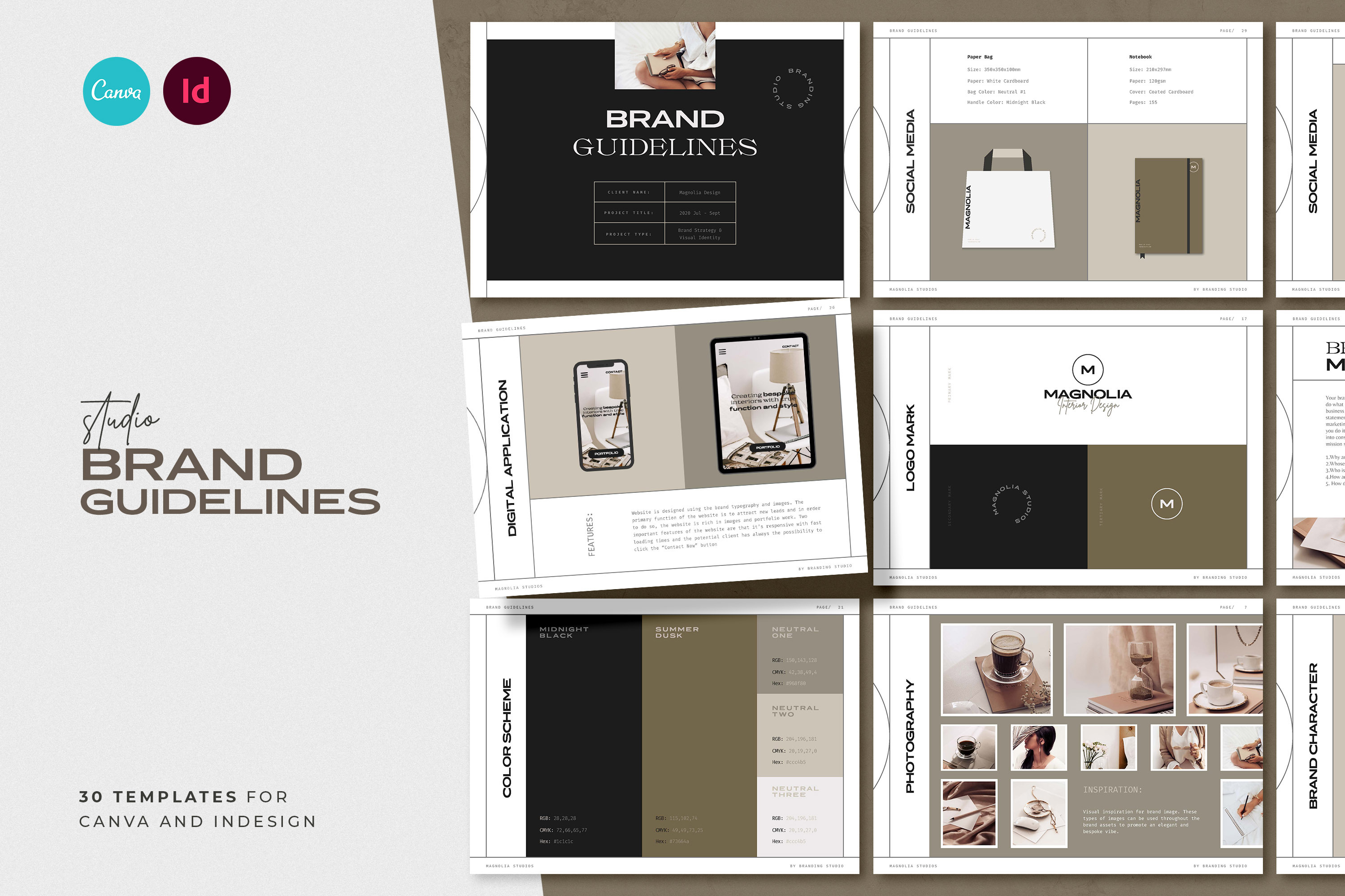 Studio Brand Guidelines, a Templates & Theme by AndrewPixel