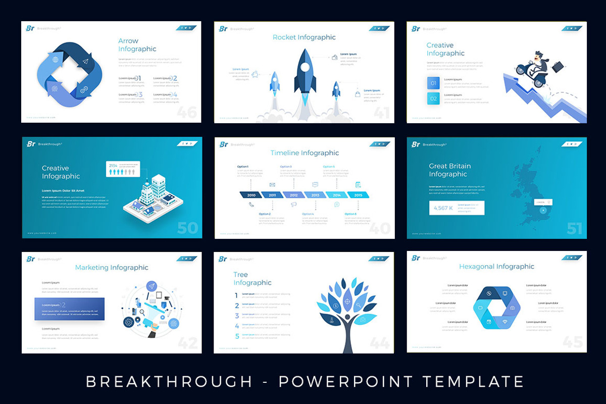 Breakthrough - Business Presentation, a Presentation Template by ...