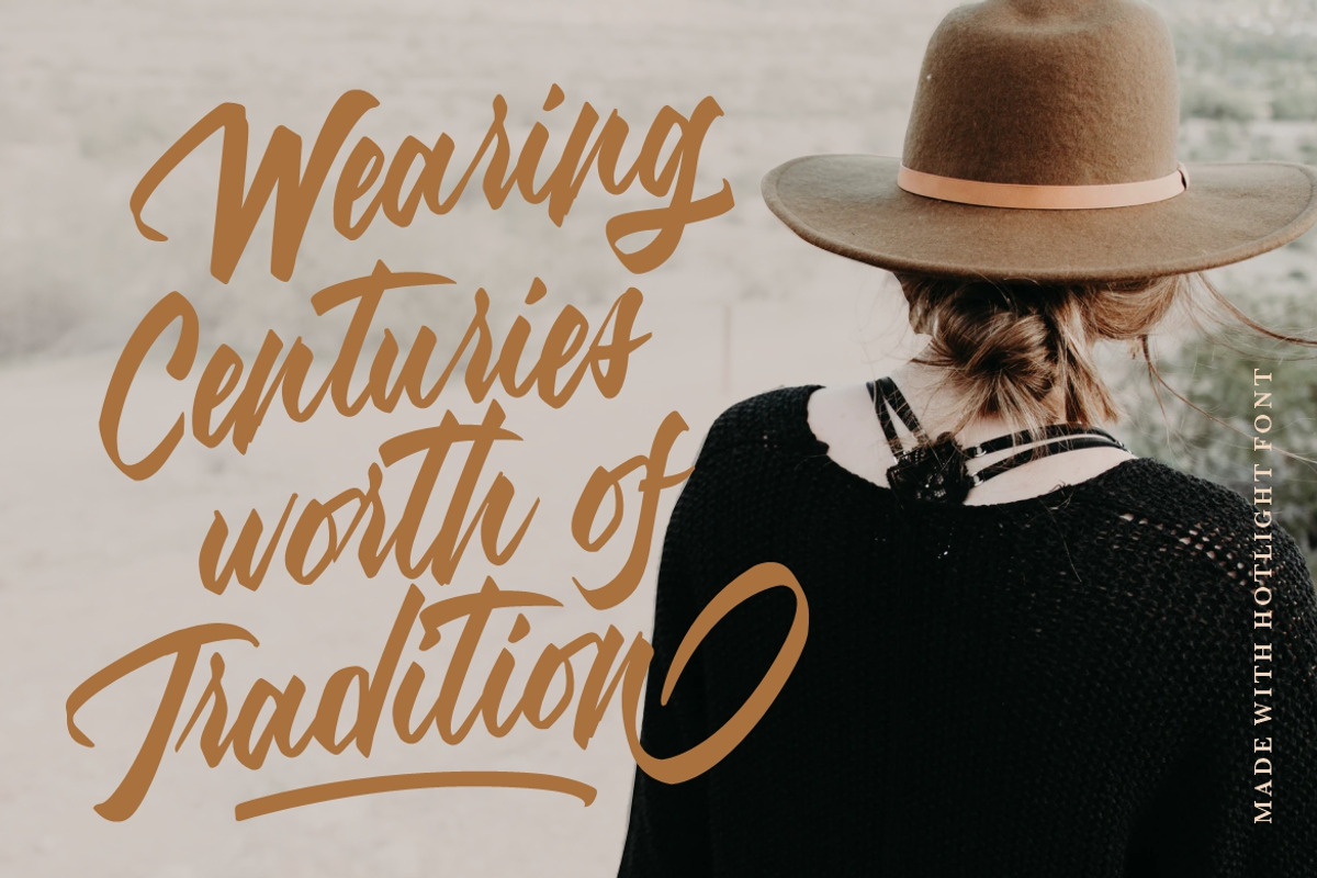 Hotlight Handlettering Business Font, a Script Font by MikroType Std