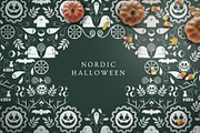 Nordic Halloween Pattern Set