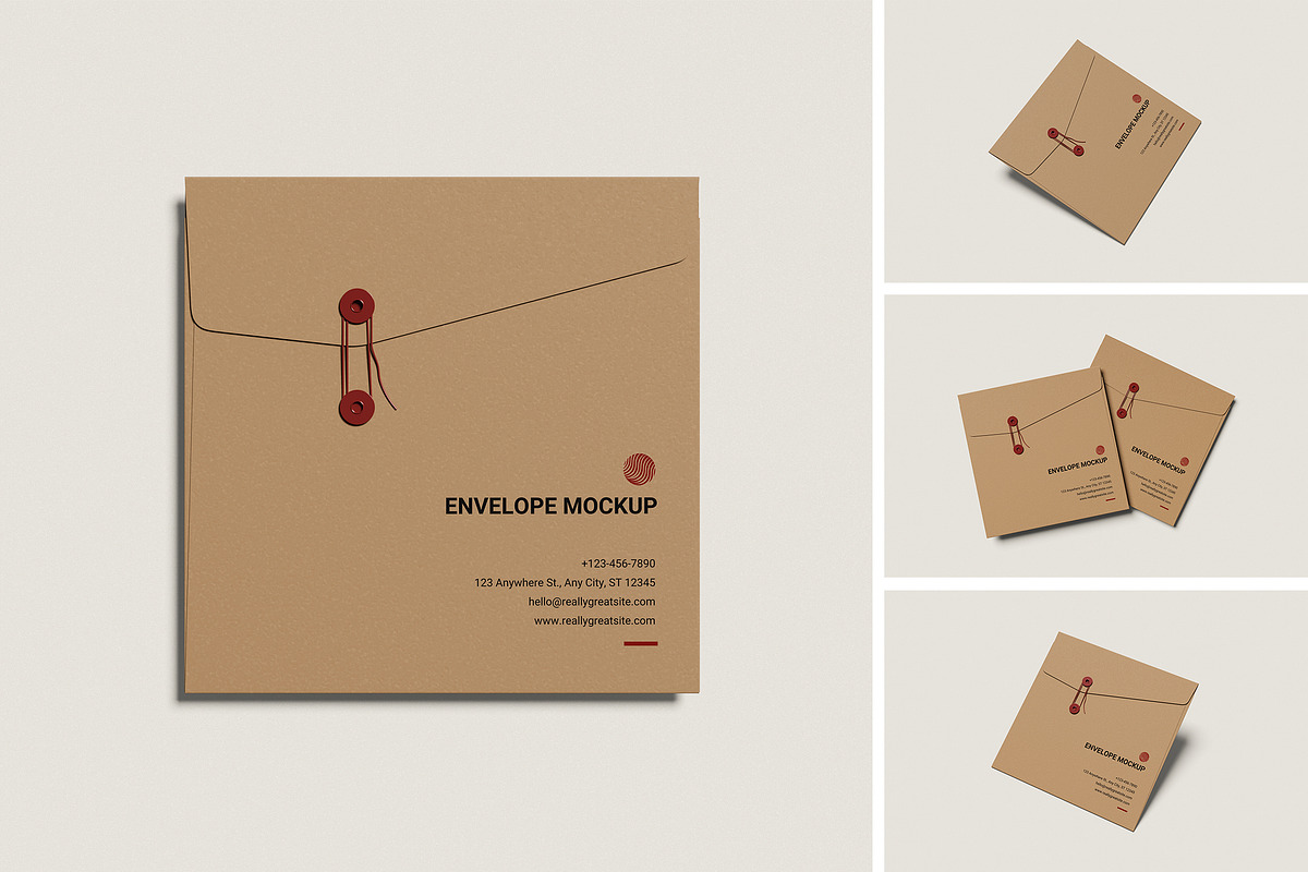 High Quality Envelope Mockup, an Advertising Mockup by swsi-studio