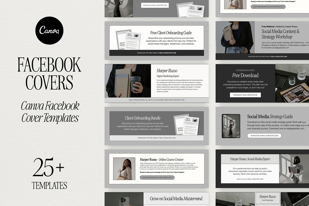 25+ Canva Facebook Cover Templates, a Social Media Template by Fallon Gerst