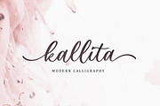 Kallita - Modern Script, a Script Font by Littlehand