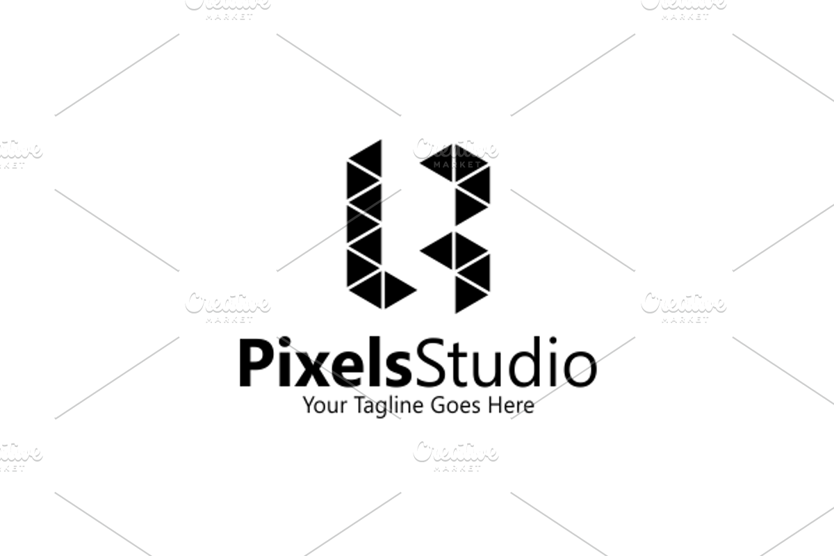 Letter B | Pixels | Logo Template, a Branding & Logo Template by REDVY ...