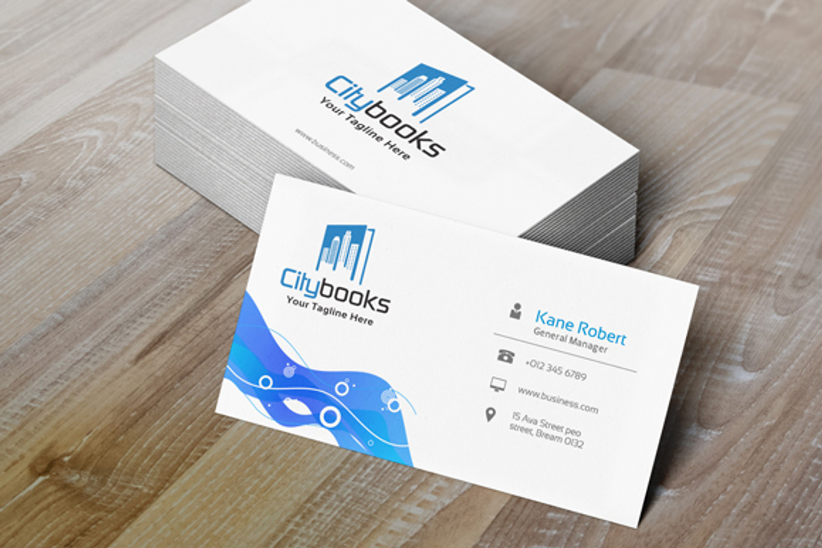 City Books Logo Template, a Branding & Logo Template by gunaonedesign