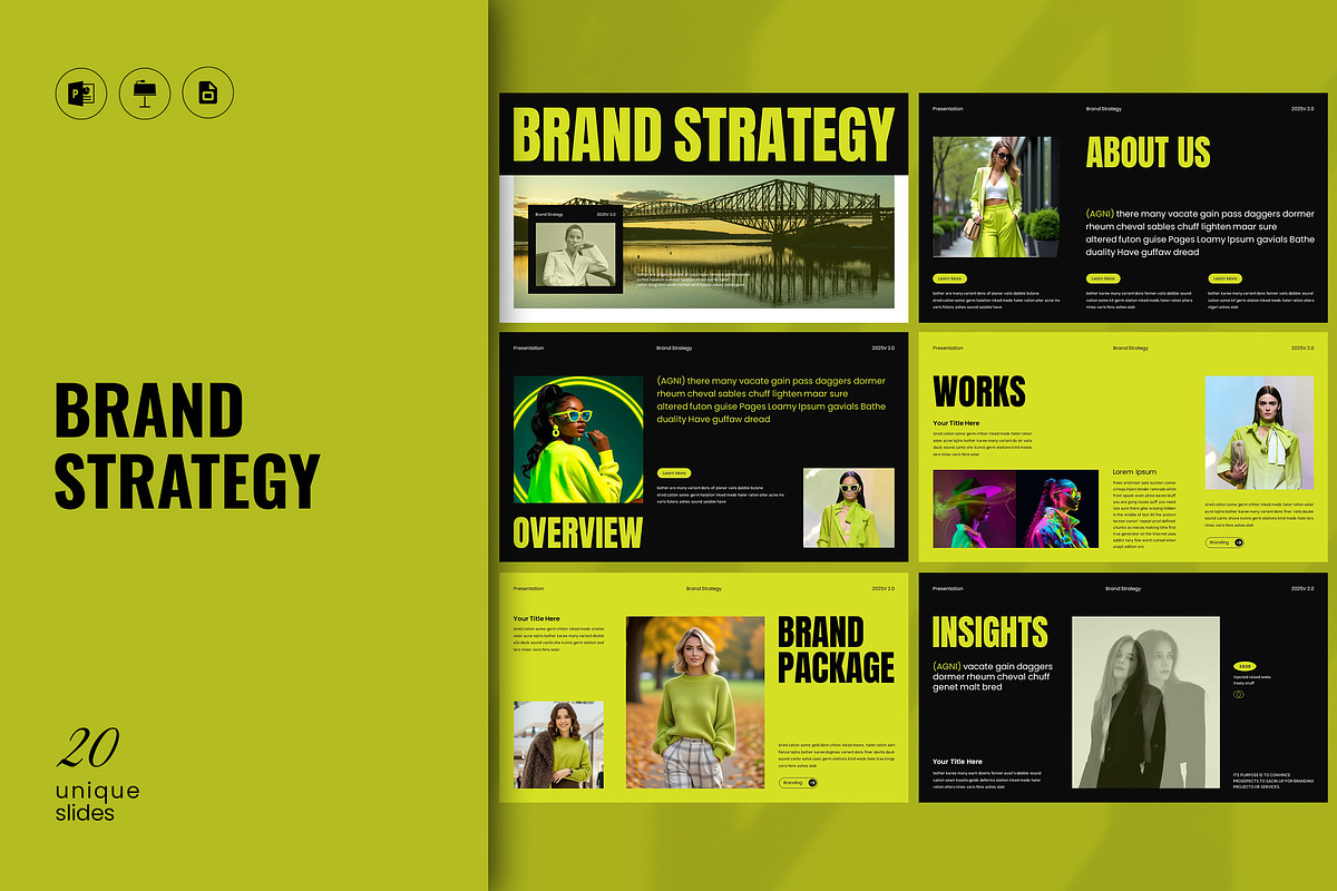 Brand Strategy Presentation template
