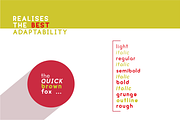 cream - complete font family, a Sans Serif Font by Shaped Fonts