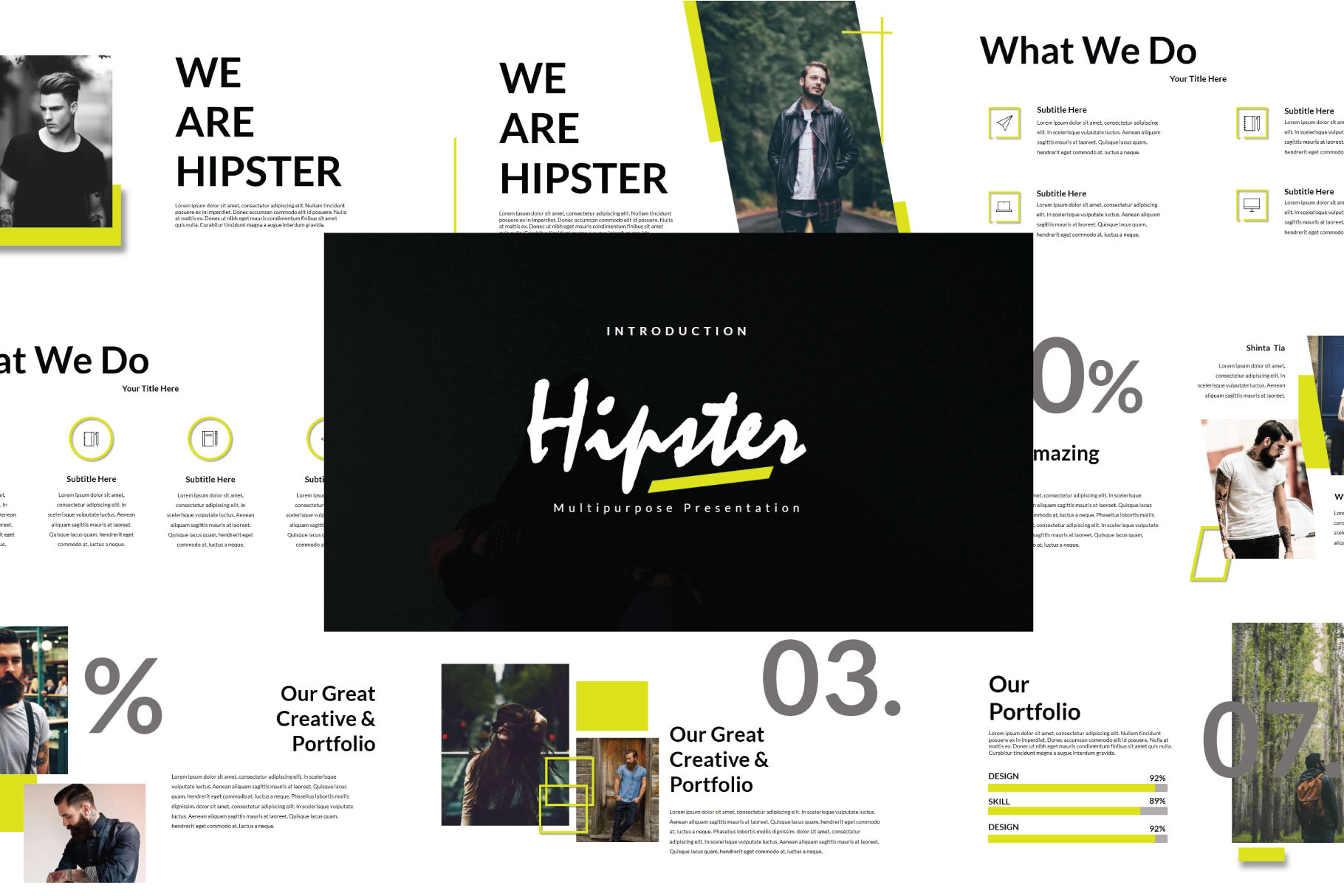 Hipster Powerpoint, a Presentation Template by Spesifikdesign