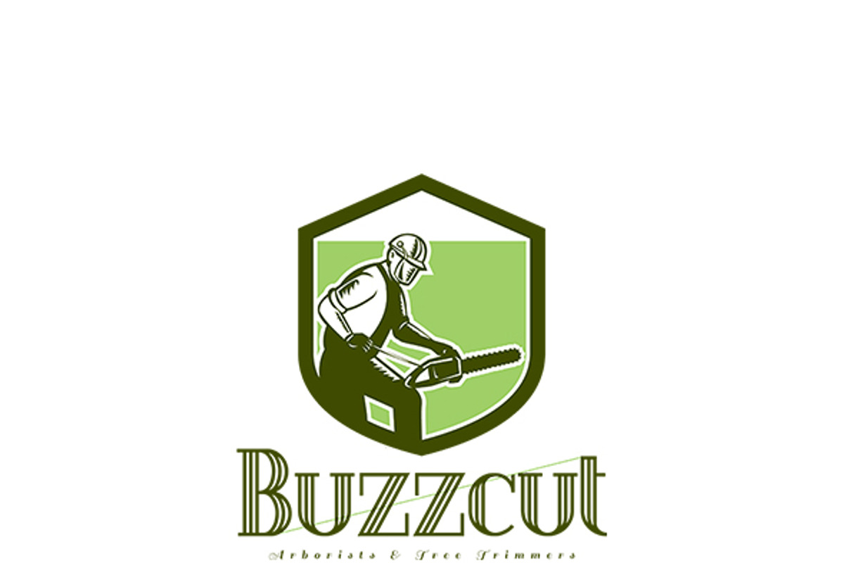 Buzzcut Arborist and Tree Surgeons L, a Branding & Logo Template by ...