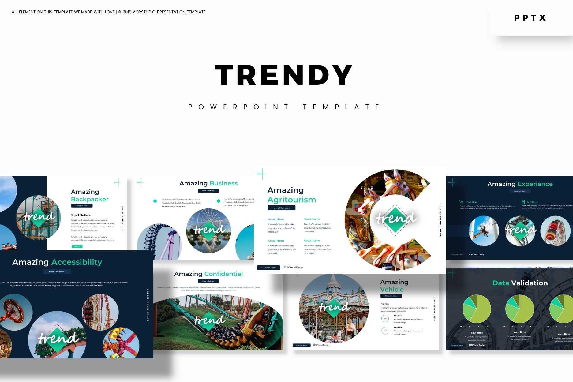 Trendy - Powerpoint Template, a Presentation Template by AQR Studio